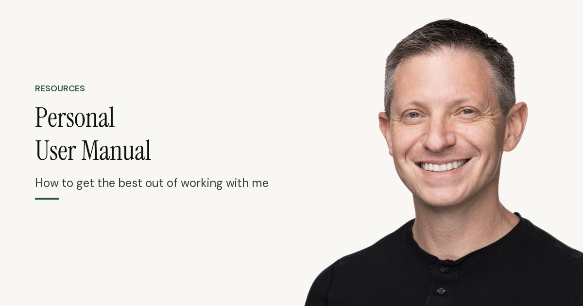 Personal User Manual | Yanda
